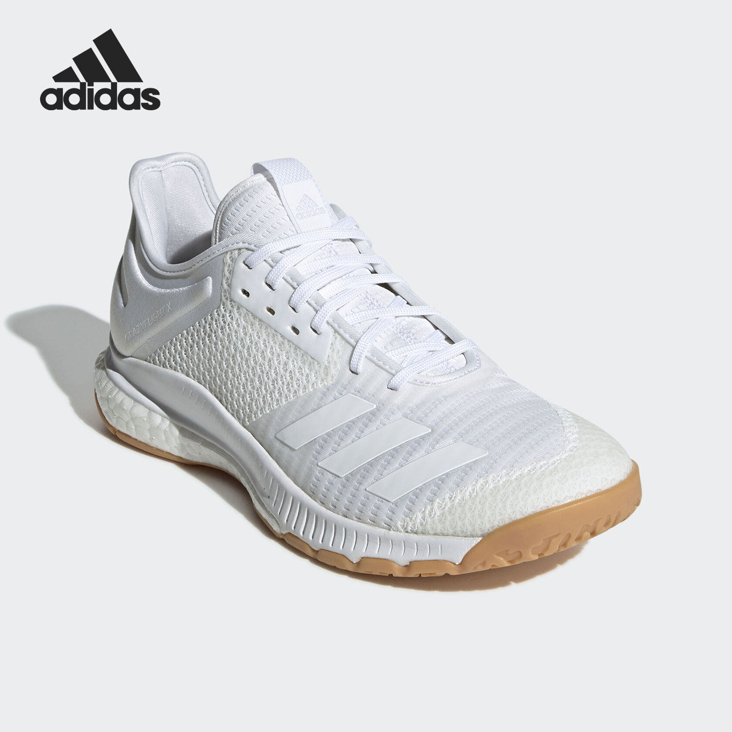 Adidas/阿迪达斯正品新款女子低帮减震休闲运动排球鞋 D97831_虎窝淘