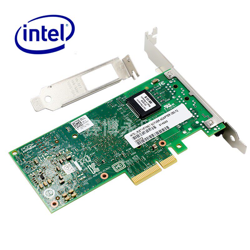 Intel英特尔网卡 I350T2BLK千兆双电口服务器网卡支持冗余虚拟化_虎窝淘