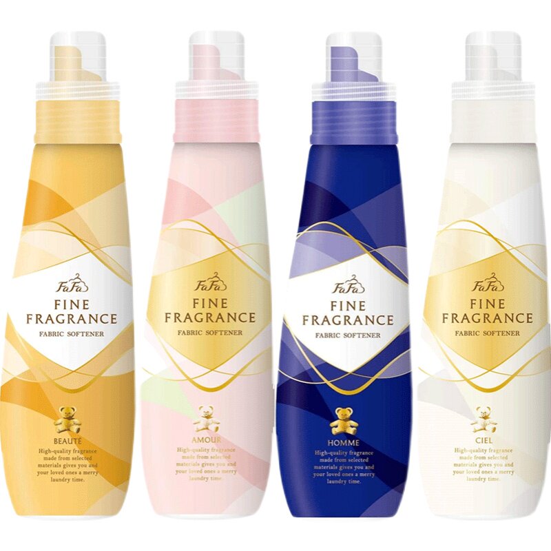 日本原装FAFA小熊抗皱柔软防静电持久留香天然护衣留香衣物柔顺剂_虎窝淘
