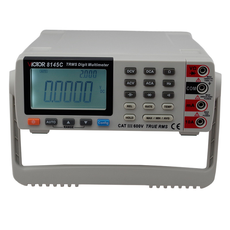 胜利仪器台式万用表VC8145C高精度数字万用表多用表带电脑接口_虎窝淘