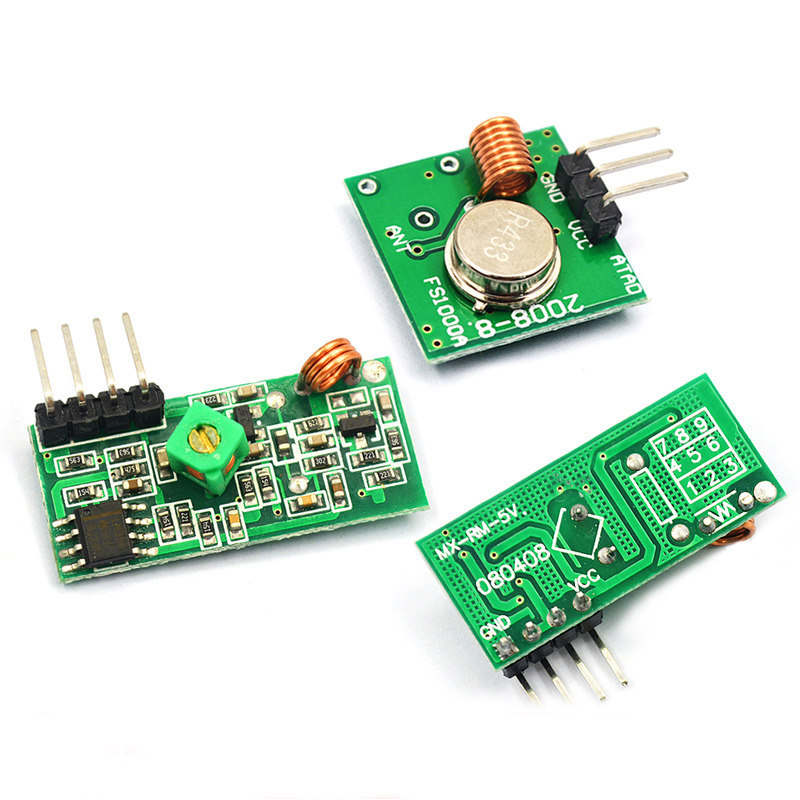 433M 315M再生高频接收模块无线发射模块发射器+接收器(1套)_虎窝淘