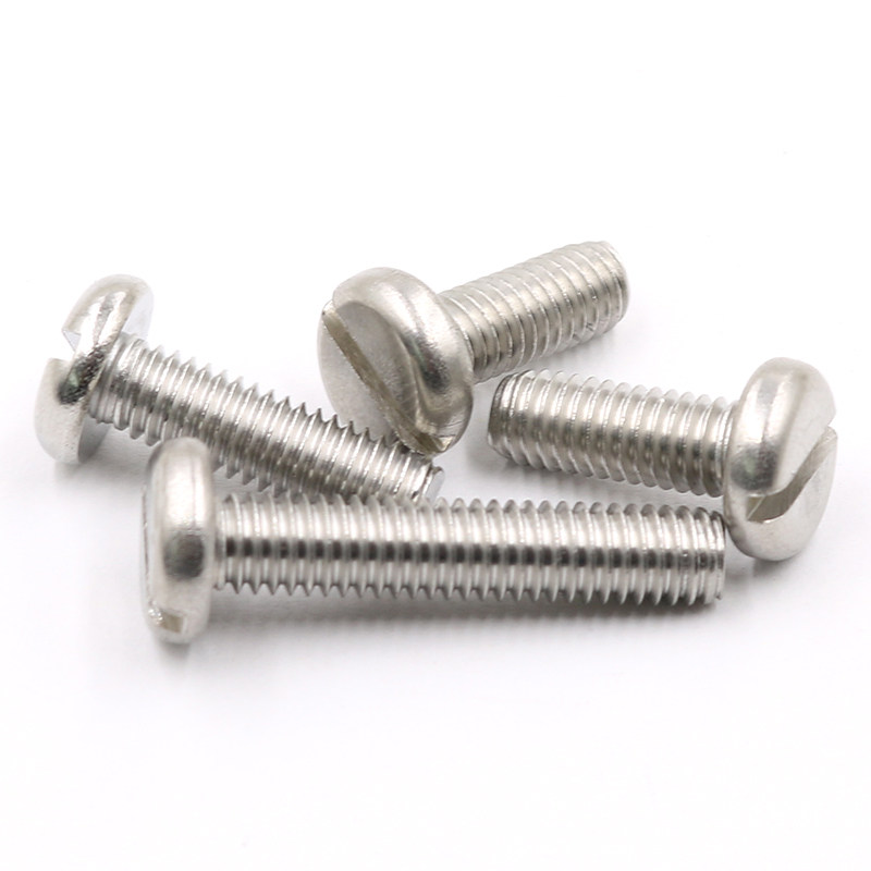 M1.6M2M2.5M3M4M5M6M8不锈钢304盘头一字开槽圆头一字螺丝钉GB67_虎窝淘