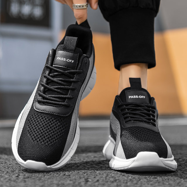 Large size men's shoes for summer men's breathable mesh casual 46 ...