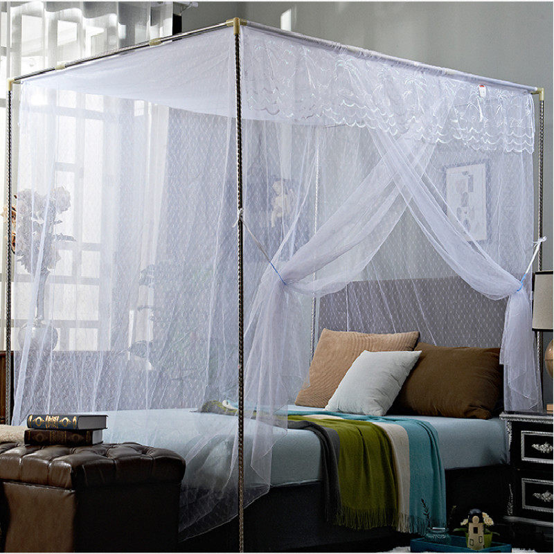 学生宿舍加密加厚防尘顶宫廷单门蚊帐1.2m1.5m1.8m米床双人家用_虎窝淘