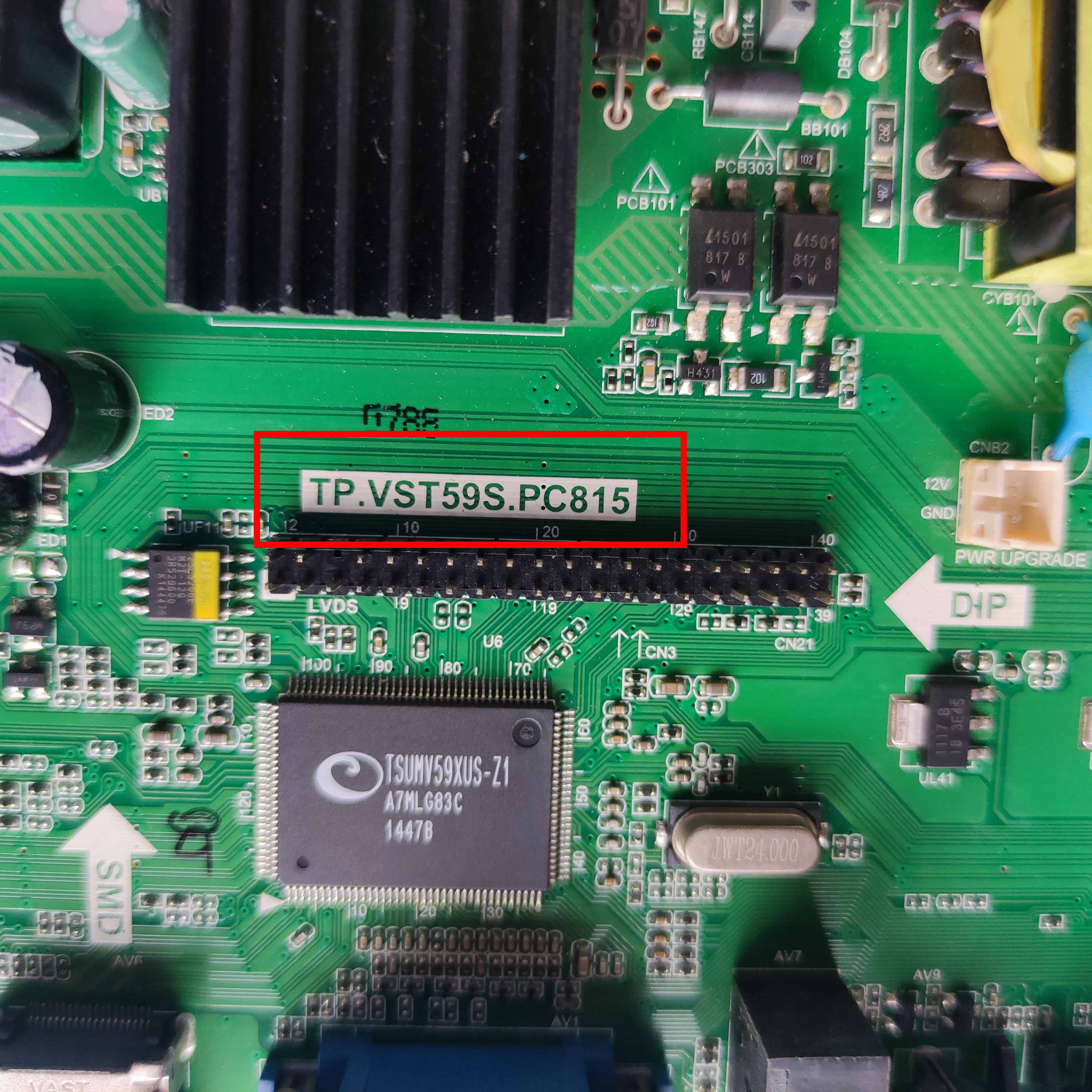 原装夏浦LE55H主板TP.VST59S.PC815屏V500HJ1-PE8/01 V500DK2-QS1_虎窝淘