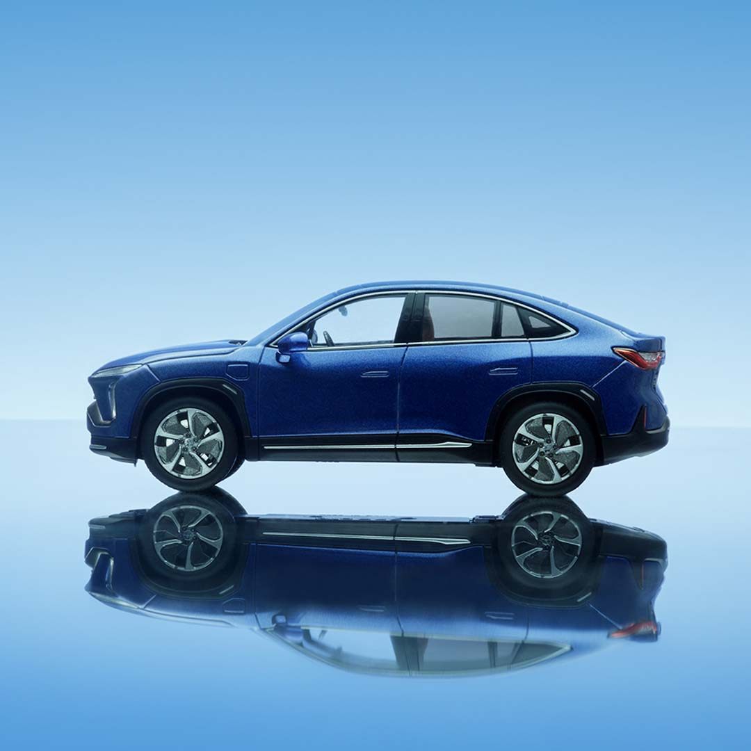 蔚来Nio Life EC6 1:43极空蓝南极星蓝合金车模汽车模型摆件收藏_虎窝淘