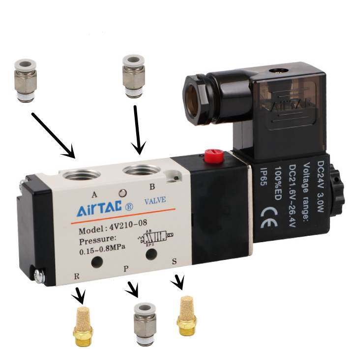 AirTAC亚德客堵头BZ01 BZ02 BZ03 BZ04消音器BSL01 02 03 04 ABP_虎窝淘