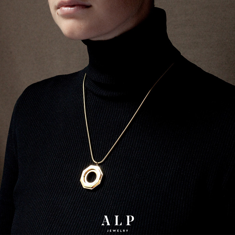 ALP JEWELRY ME自我系列直率吊坠长款项链毛衣链个性高级感小众_虎窝淘