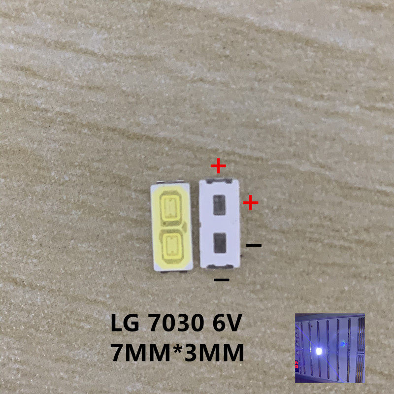 LG LED 7020 7030 8520贴片冷白光背光灯珠液晶电视TV 6v 3v_虎窝淘