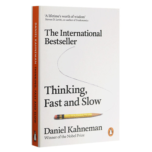 思考快与慢英文原版 Thinking Fast And Slow丹尼尔卡尼曼诺奖作品快思慢想经管畅销书心理学搭原子习惯被白痴包围失联_虎窝淘