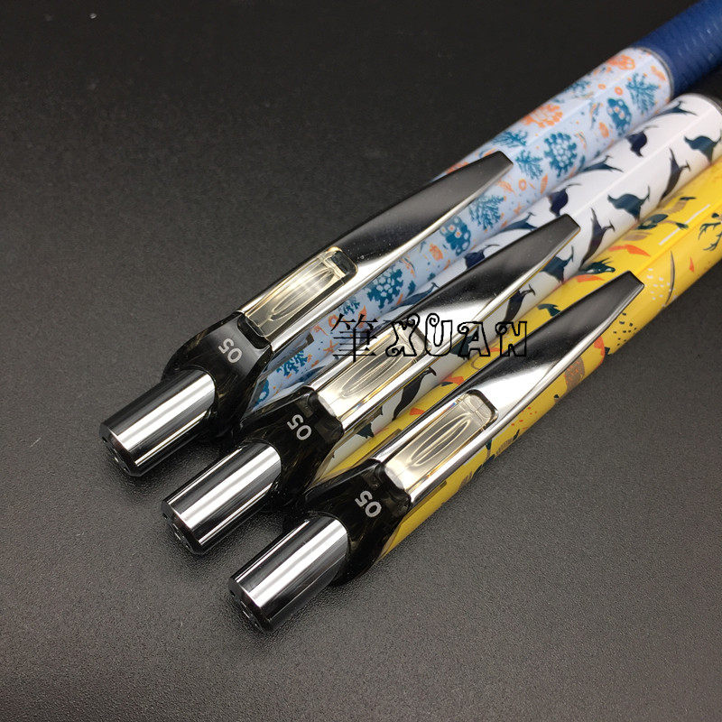 日本pentel派通PL-75印花乐energel自动铅笔2B HB铅芯 0.5mm_虎窝淘