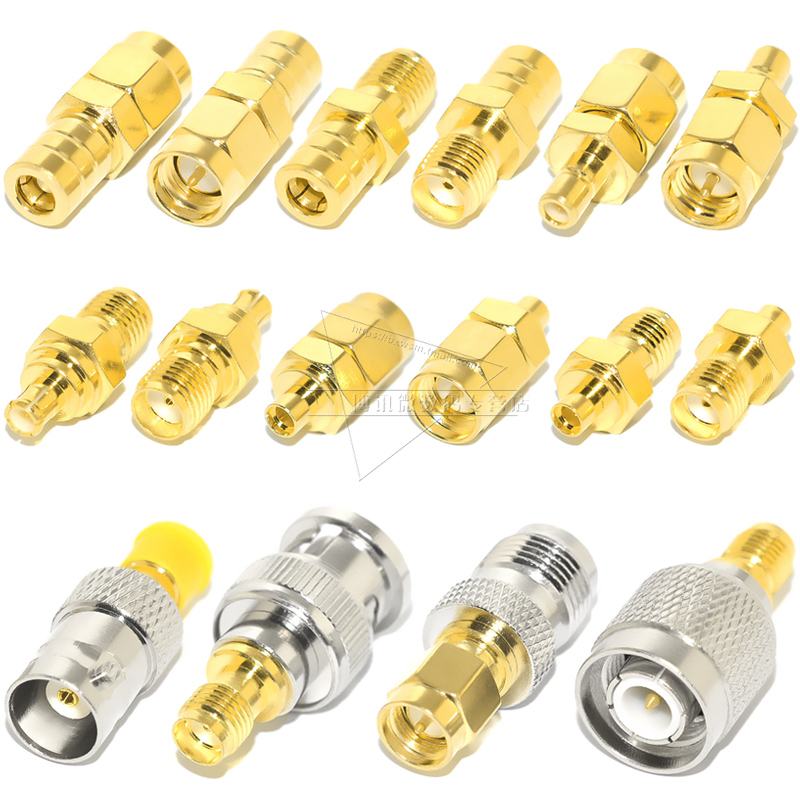 SMA射频转接头SMA转BNC TNC MCX MMCX SMB JJ KK KJ JK公母转换头_虎窝淘