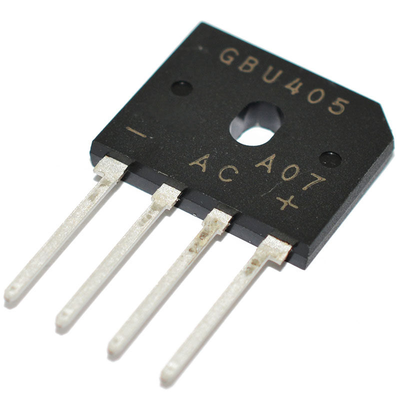 云辉 GBU405单相 600V 4A桥式整流器整流桥直插SIP-4_虎窝淘
