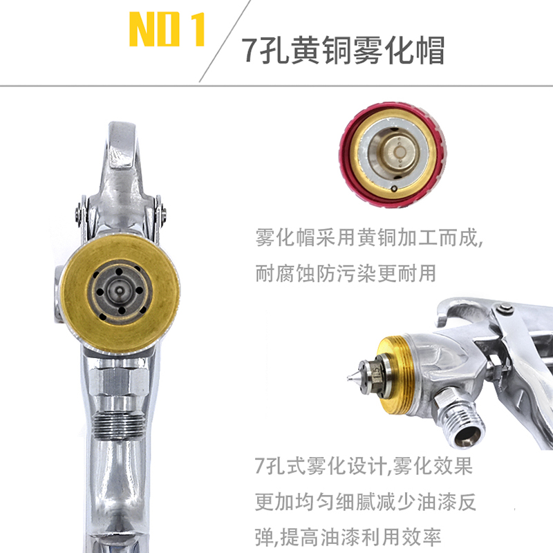 JBOX压送式W-71、77上下壶家具气动油漆喷枪汽车面装修涂料喷漆枪_虎窝淘