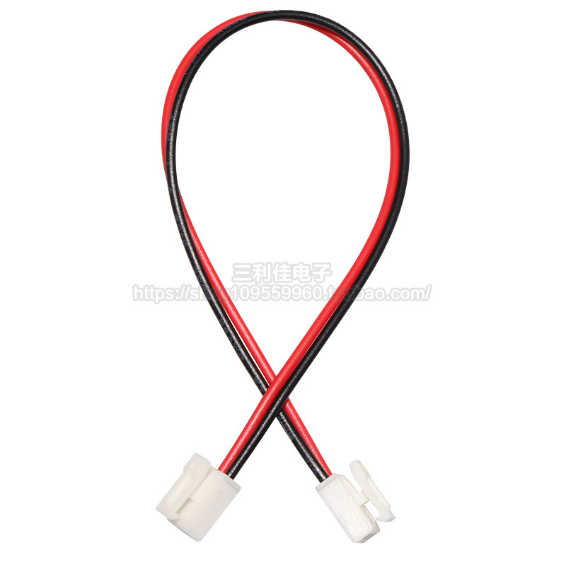 HY2.0mm端子线间距2.0mm 26awg彩色电子线单头双头带锁扣连接线_虎窝淘