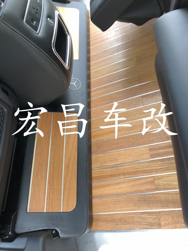 长沙奔驰威霆V260唯雅诺改装升级航空座椅实木地板全车内饰订制_虎窝淘