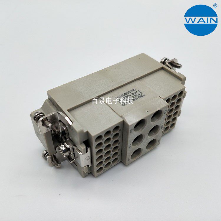 WAIN/唯恩重载连接器 42芯 40/10A HK-006/36-MC HARTING航空插头_虎窝淘