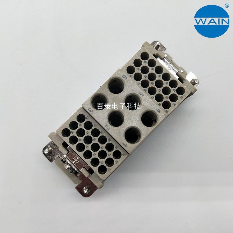 WAIN/唯恩重载连接器 42芯 40/10A HK-006/36-MC HARTING航空插头_虎窝淘