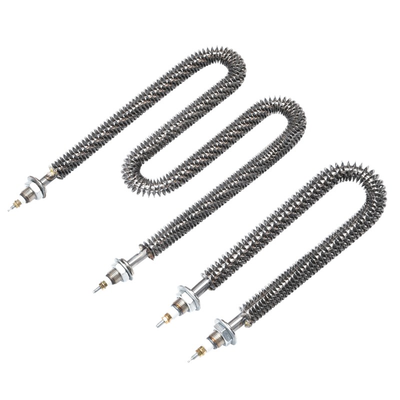 不锈钢U型空气干烧加热管散热片电热管翅片发热管烤箱发热棒220V_虎窝淘