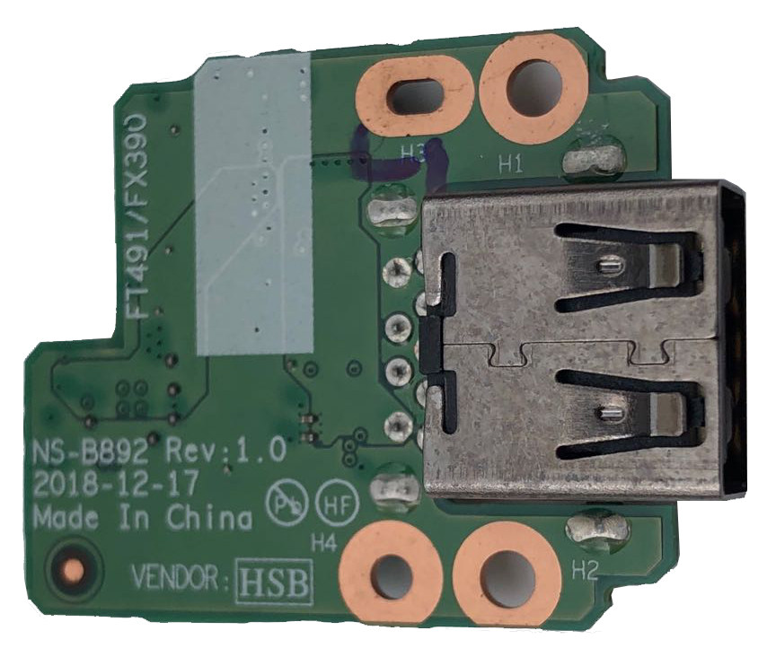 Thinkpad联想 X390 X13 T490S T14S USB小板 NS-B892 01YN265_虎窝淘