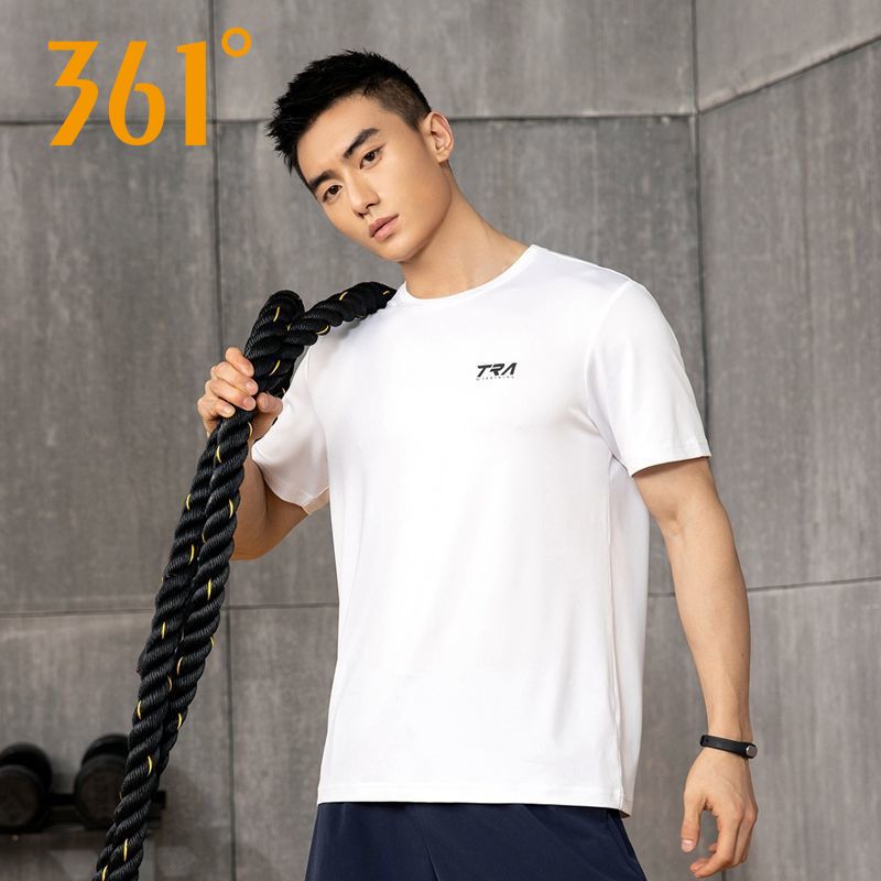 361短袖t恤男2024夏季男士运动健身速干衣361度宽松透气跑步T恤衫_虎窝淘