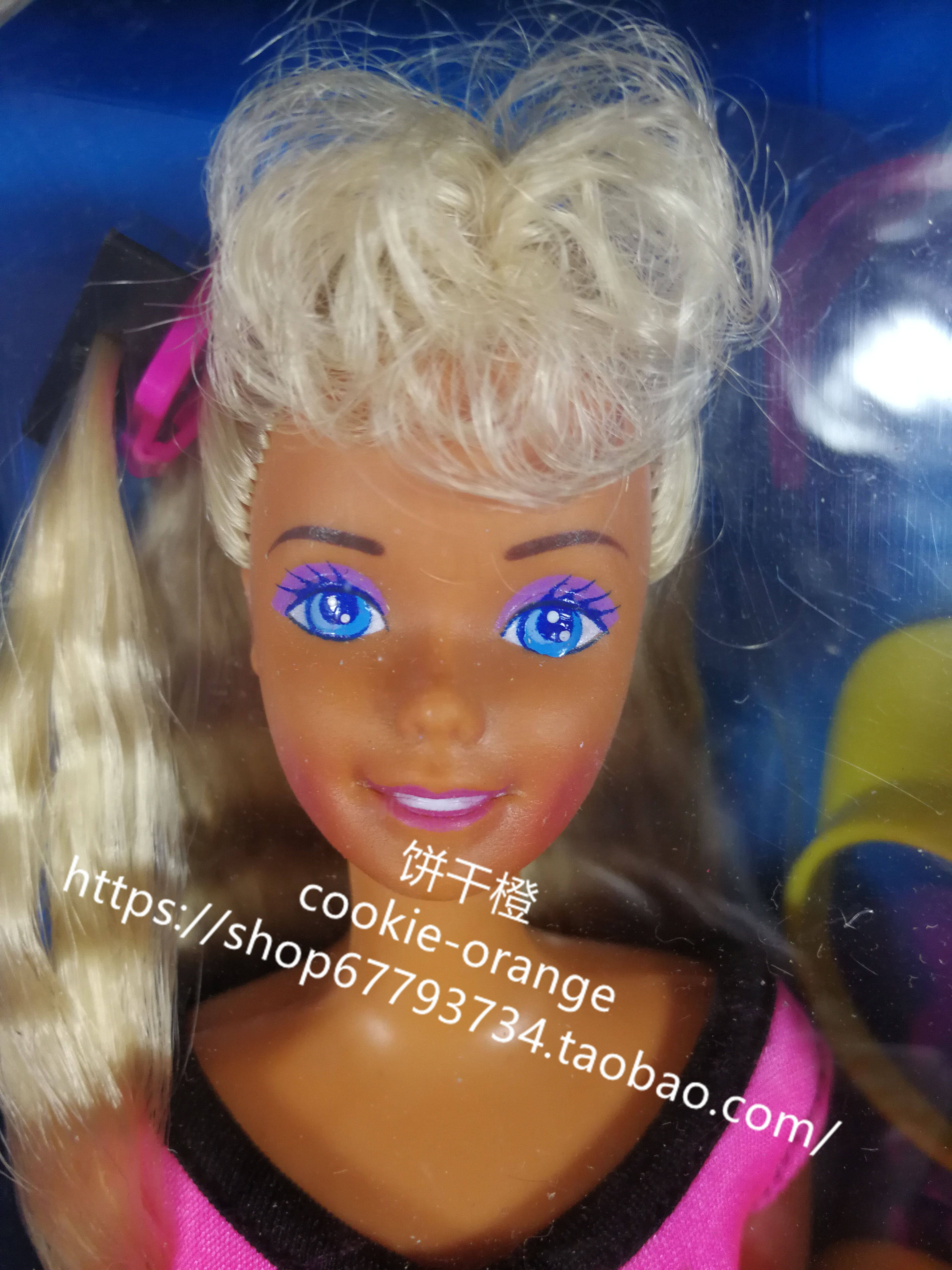 发 Barbie Beach Blast 1989正品绝版沙滩芭比小波浪长发_虎窝淘