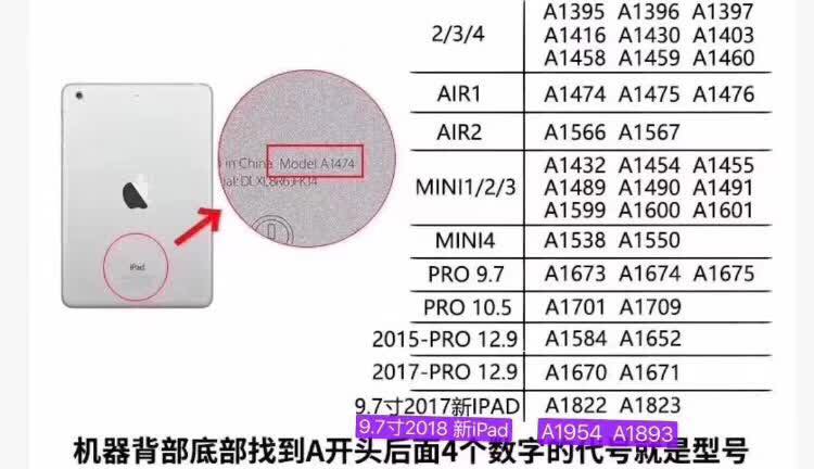适用苹果IPAD2018原装触摸屏A1893 9.7寸平板tp液晶内屏a1954外屏_虎窝淘