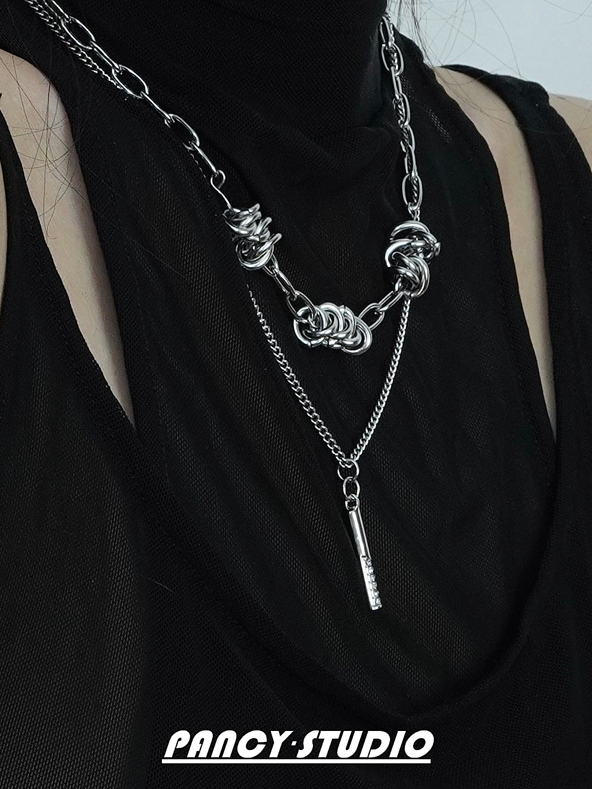 PANCY荆棘缠绕项链小众设计轻奢嘻哈锁骨链高级感2022新款男女INS_虎窝淘