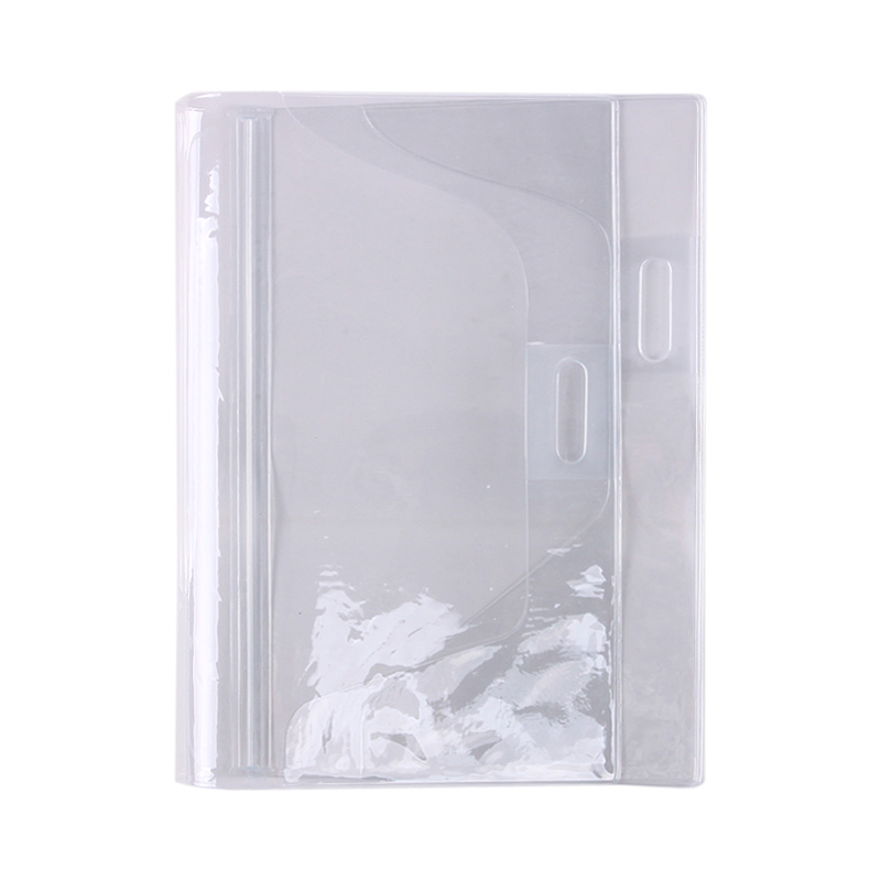 台湾珠友手帐书皮书套A6/B6/A5透明PVC封皮手账本防尘防水保护套_虎窝淘