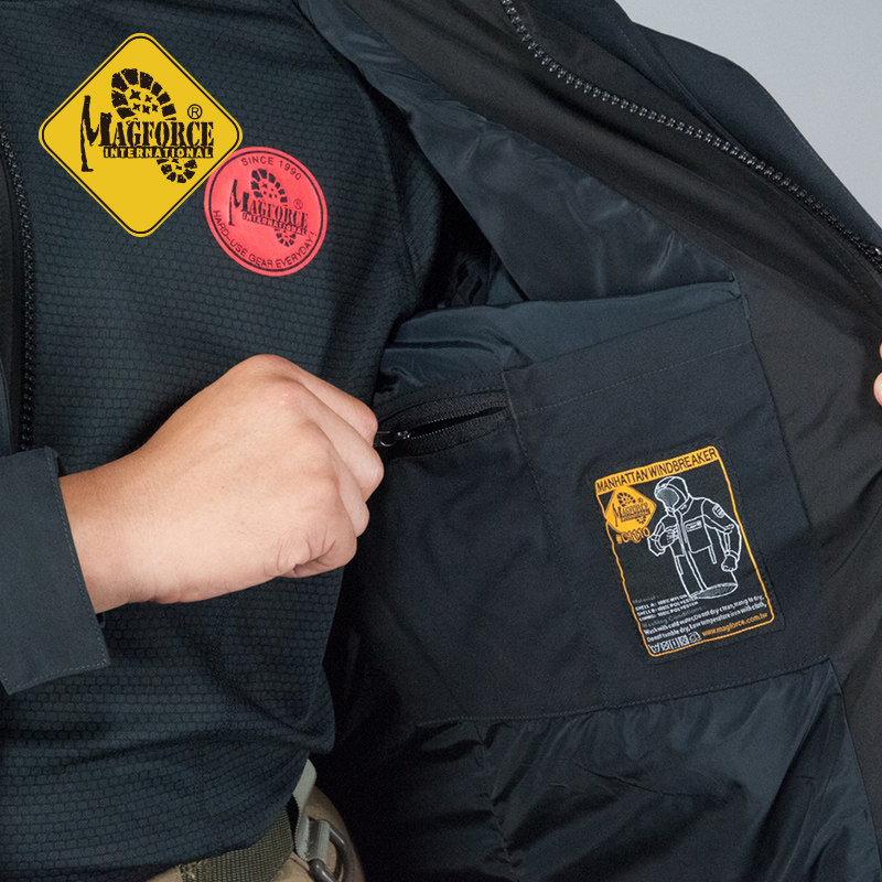 MagForce麦格霍斯C1110台马曼哈顿行动风衣隐形大口袋连帽防水_虎窝淘