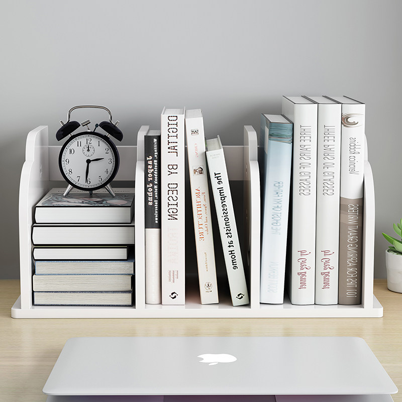 简易书架桌上小书架置物架创意学生迷你伸缩小型办公桌面收纳架子_虎窝淘