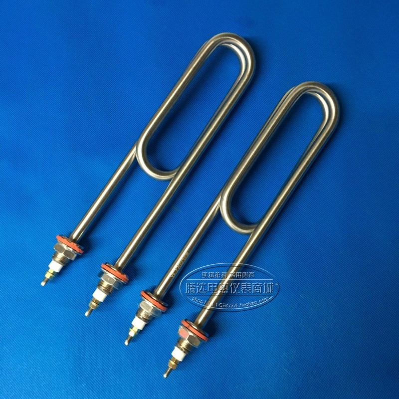 蒸饭车加热管蒸箱发热管电蒸车柜加热管380v220V3KW4KW双U电热管_虎窝淘