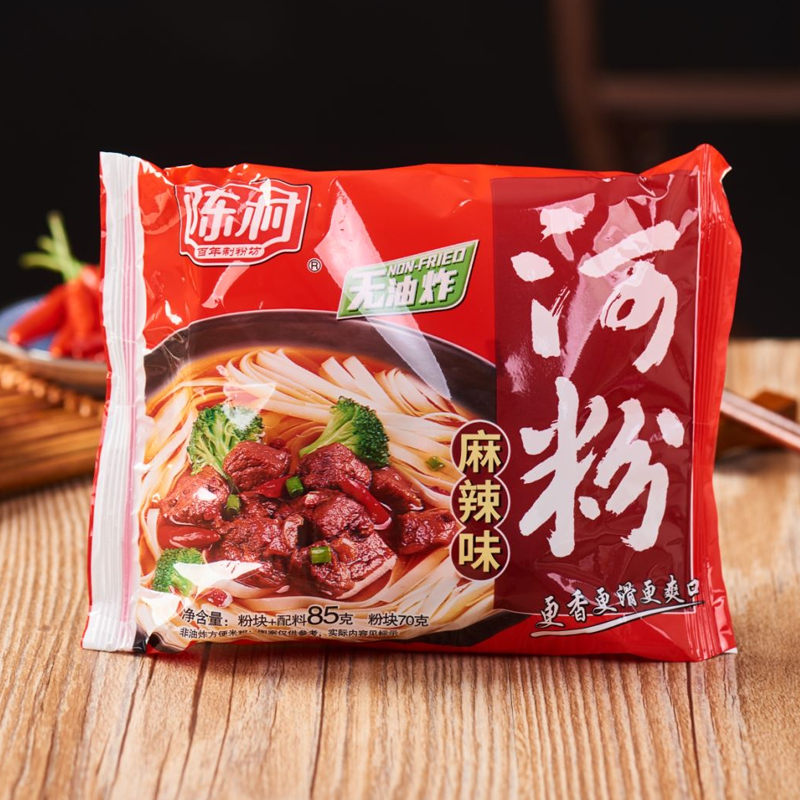 广东特产陈村河粉整箱广式炒河粉宽粉速食冲泡方便面袋装泡面包邮_虎窝淘