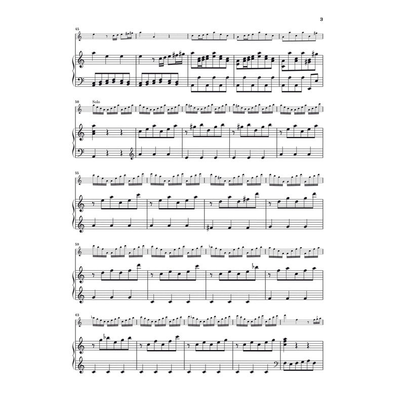 亨乐原版维瓦尔第 C大调长笛协奏曲附钢琴伴奏 Vivaldi Flautino Concerto(Recorder/Flute) C ...