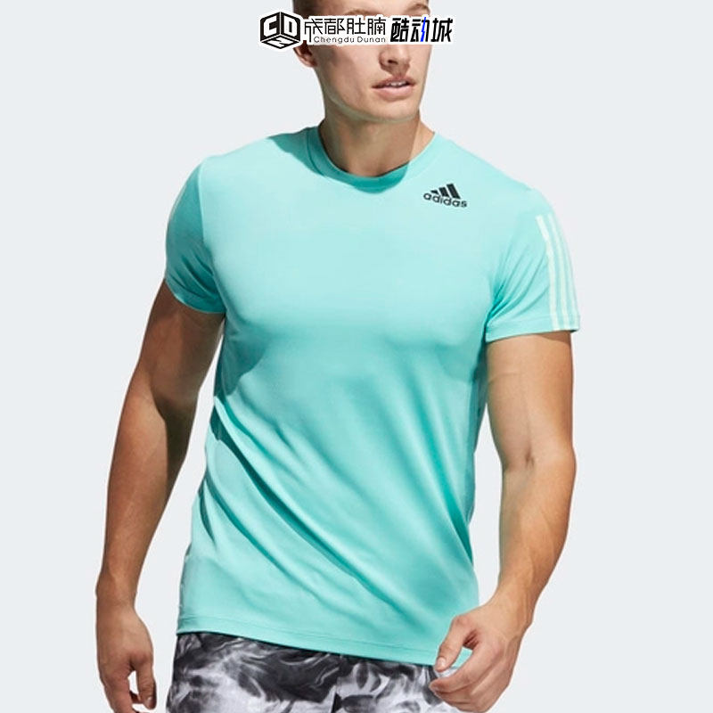 Adidas阿迪达斯T恤男速干透气运动跑步训练休闲短袖GP7654 HF4204_虎窝淘