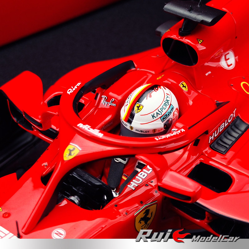1:18 BBR法拉利F1 SF71H 2018加拿大站/澳大利亚站维特尔汽车模型_虎窝淘