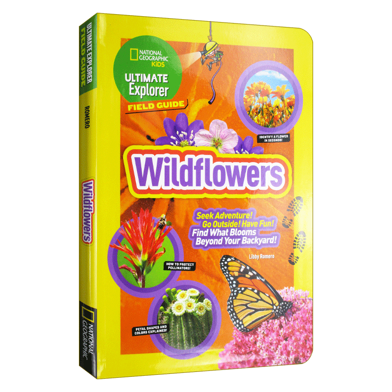 英文原版 Ultimate Explorer Field Guide Wildflowers美国国家地理终极探险家野外指南野花英文版_虎窝淘