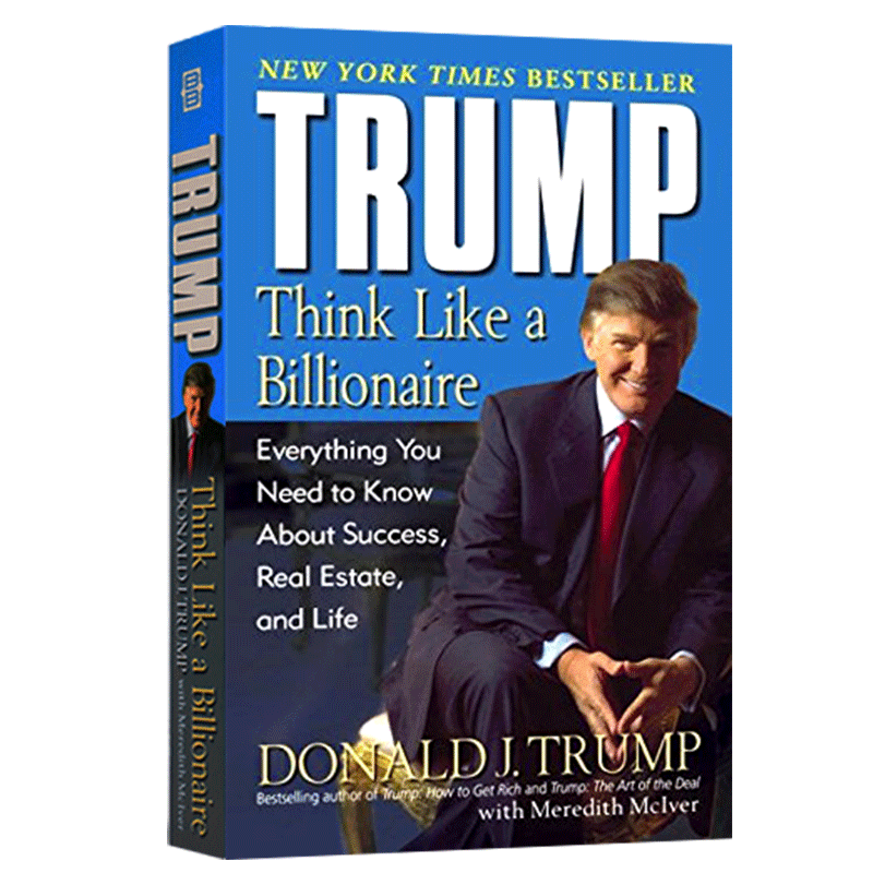 Trump川普特朗普像亿万富翁一样思考英文原版书 Think Like a Billionaire人物传记自传小说英文版经济管理书籍_虎窝淘