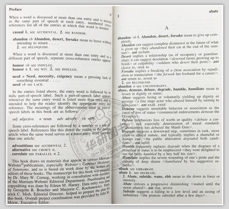 Merriam Webster Dictionary Of Synonyms And Merriam Webster Dictionary Of Synonyms And