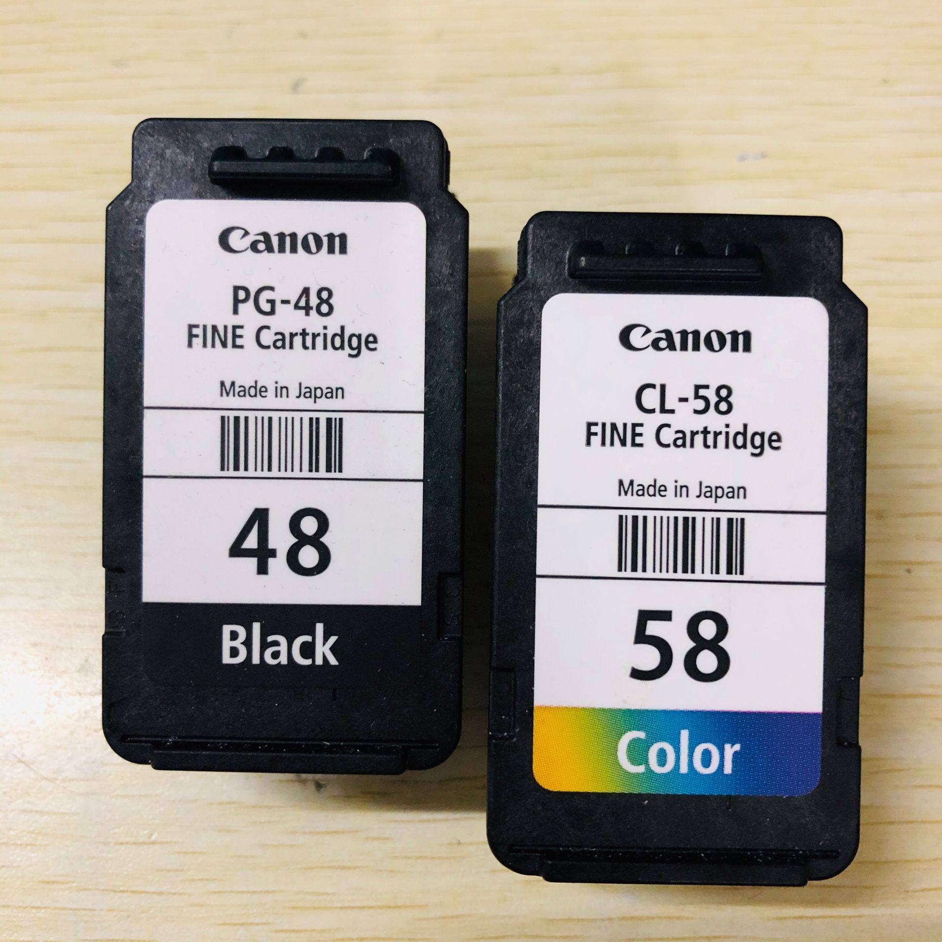 原装佳能48墨盒PG-48黑色CL-58彩色E408 E418E468 E478E488打印机_虎窝淘