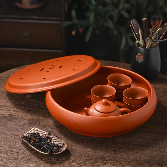 Chaoshan Double-layer Kung Fu Zisha Tea Tray Ceramic 12-inch Water ...