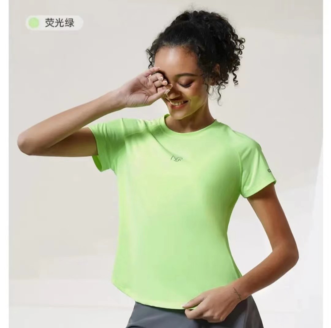 cosleaf/科里芙瑜伽服女运动训练短袖速干t恤户外专业跑步健身衣_虎窝淘