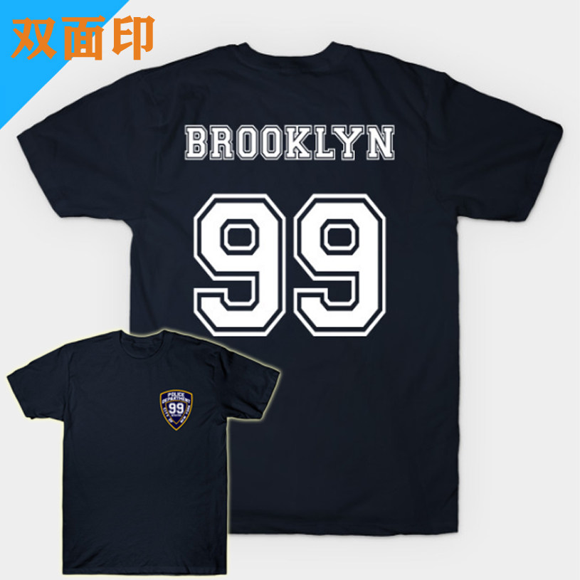 Brooklyn99神烦警探美剧B99周边同款短袖T恤手机壳贴纸卫衣服剧本_虎窝淘