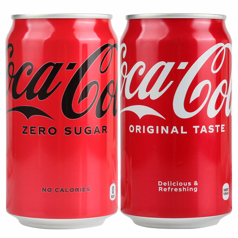 2021/日本进口Coca－Cola限量款收藏版可口可乐碳酸饮料350ml*2罐_虎窝淘