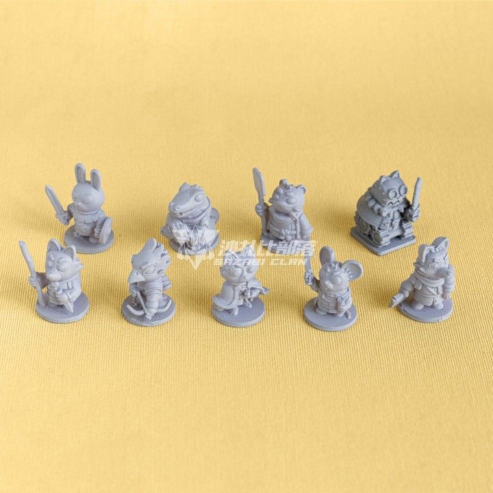 Root桌游3D token 3D角色手办棋子新版配件周边 沙扎比部落_虎窝淘