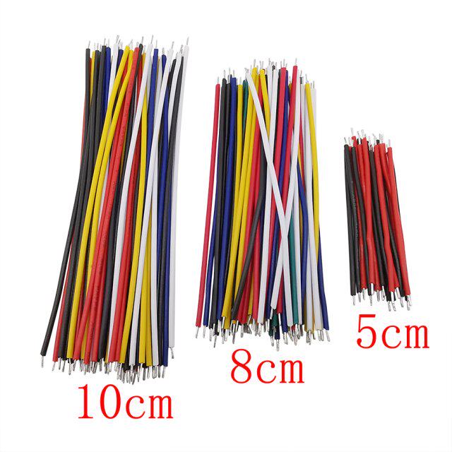 130Pcs Breadboard Jumper Cable Wires Kit 5 Colors PCB Solder_虎窝淘