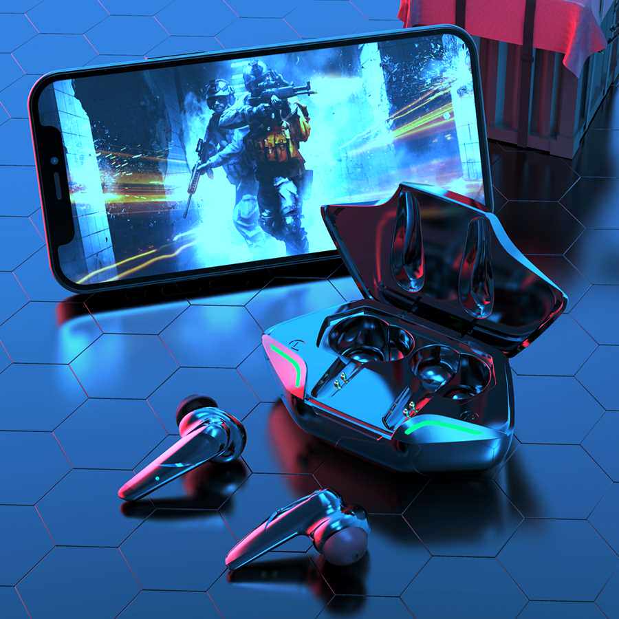 TWS Wireless Bluetooth Gaming Earphones Sports Waterproof LE_虎窝淘