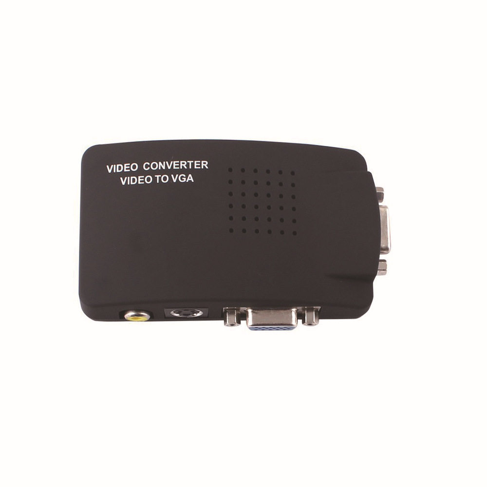 SVDEO TO VGA Computer Monitor AV TO VGA Converters Switches_虎窝淘