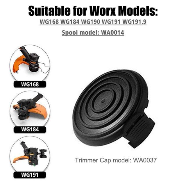 4Pcs WA0037 Spool Cap Cover, Replacement Spool Caps For Worx_虎窝淘