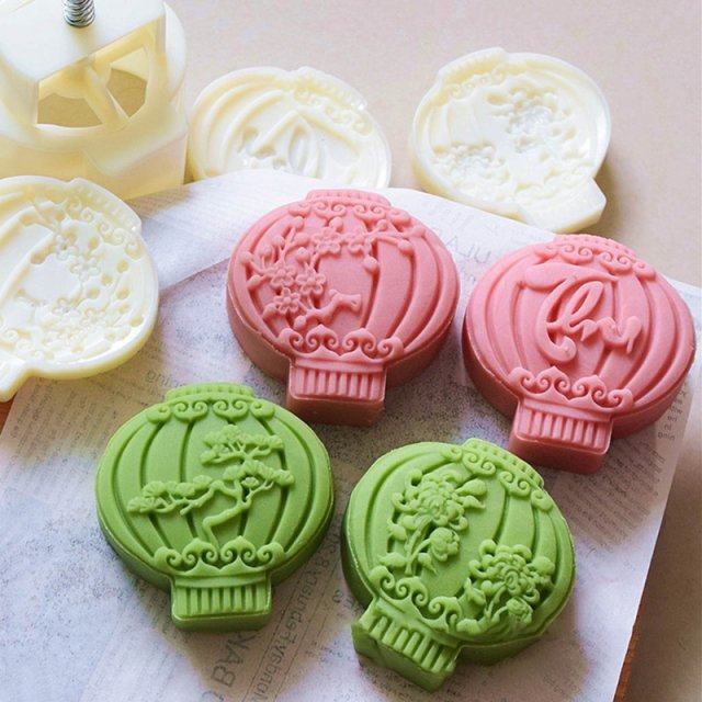 Cookie Cutter Moon Cake Mould Exquisite Pattern Lantern DIY_虎窝淘